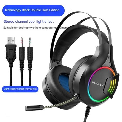 Badu Bg Слушалки за игри A1 настолен компютър с носене на глава Rgb