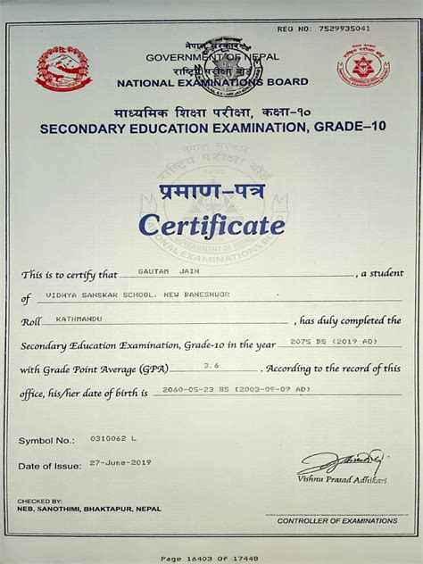 10th Marksheet And Certificate Pdf Adolescence Secondary Education