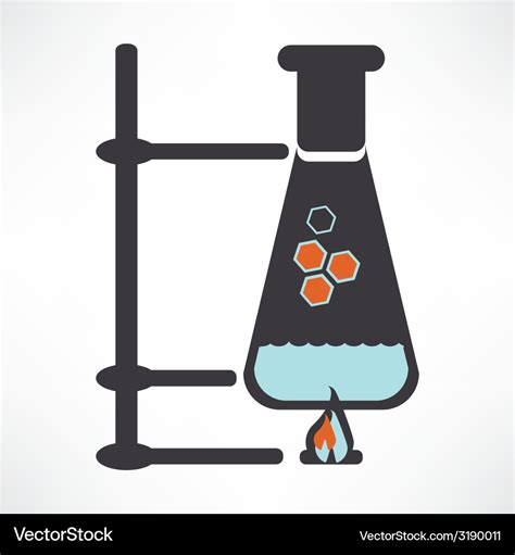 A Symbolic Representation Of The Molecule Vector Image