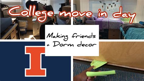 COLLEGE MOVE IN DAY UIUC YouTube