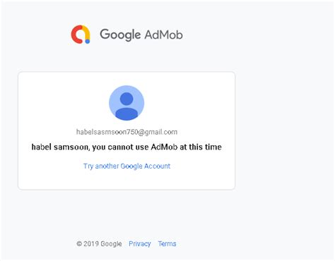 Adsense You Cannot Use Admob At This Time Error While Accessing