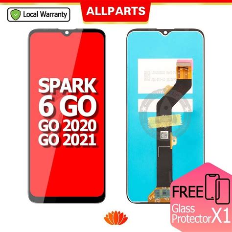 Display จอ ทัช สำหรับtecno Spark 6 Go 2020 2021 Lcd หน้าจอ พร้อมทัชสกรีน Ke5k Ke5s Ke5j Ke5