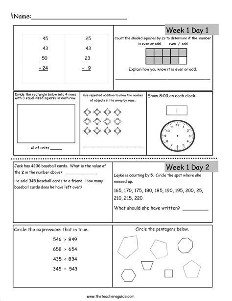 Math Lessons For 3rd Graders