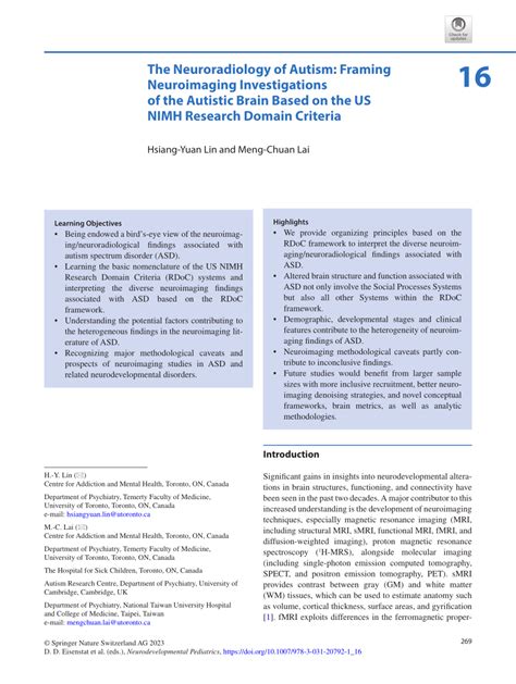 Pdf The Neuroradiology Of Autism Framing Neuroimaging Investigations