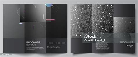 삼중 브로셔 전단지 레이아웃 잡지 책 디자인 브로셔 커버 광고 모형을위한 커버 디자인 템플릿을 표지의 벡터 레이아웃 기술 과학 미래 배경 우주 디자인 천문학 개념 0명에