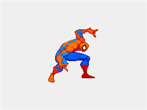 Run Run Cycle — Marvel Vs Capcom 1998 From Sprite Sheet 1px