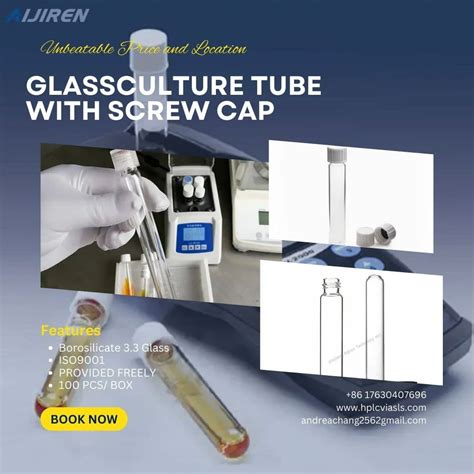 Cod Test Tube Vial With Preservative Tablet For Water Analysis Aijiren
