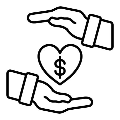 Premium Vector A Hand Giving A Heart Symbol To A Person With A Heart
