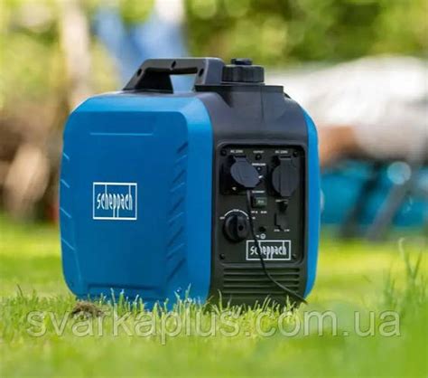 Инверторный бензиновый генератор Scheppach SG2500i, 2кВт. Чистая ...