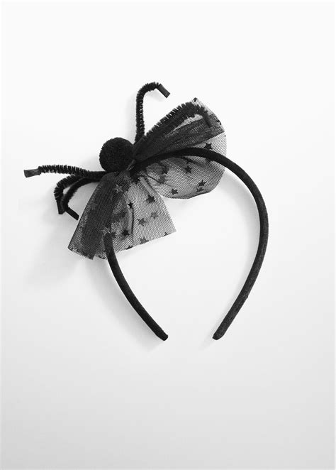 Mango Spider Hairband In Black Endource