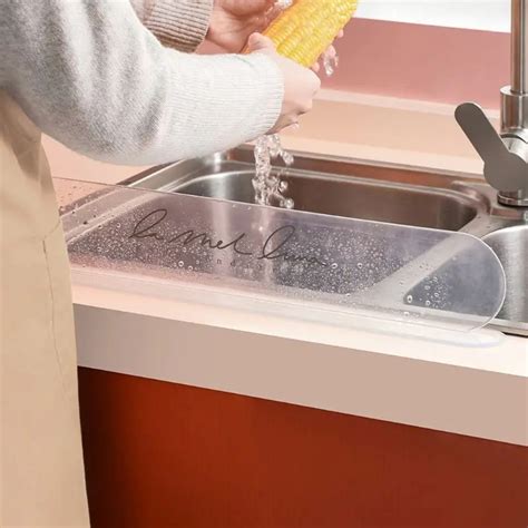 Dissipador De Gua Transparente Respingo Guarda Anti Placa De Gua