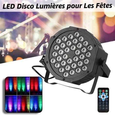 Fan Lampe De Scène Rgb Pour Party Disco Club Avec Télécommande Et