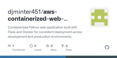 Github Djminter451aws Containerized Web Application Containerized