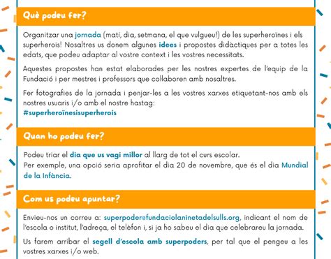 3a Jornada de les superheroïnes i els superherois Servei Educatiu de