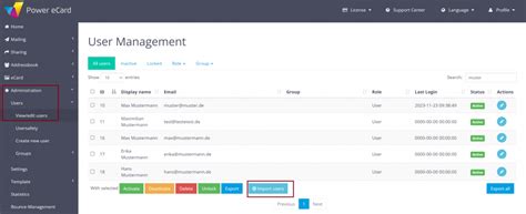 user groups create assign and use in practice power ecard support