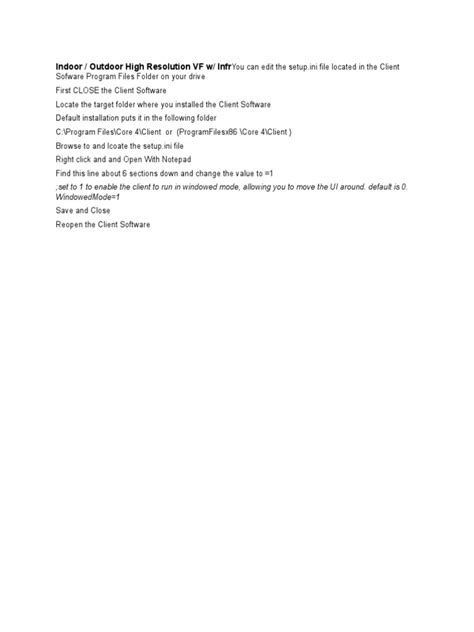 client software windowed mode pdf