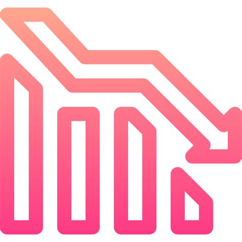 Decrease Basic Gradient Lineal Color Icon Decrease Basic Gradient Lineal Color Icon