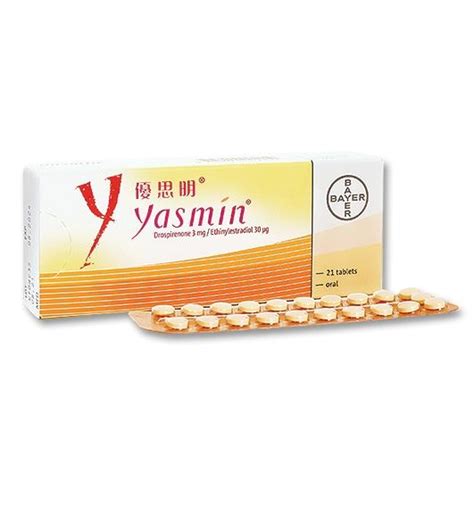 Yasmin Contraceptive Pill Yasmin Birth Control