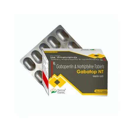 Gabatop Nt Gabapentin Plus Nortriptyline Combination At Rs 248 Box
