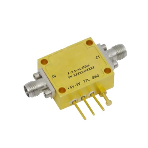 Absorptive Coaxial Spst Switch From 05ghz To 435ghz