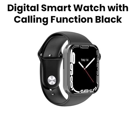 Buy Awei Digital Smart Watch With Calling Function Black H15 Online