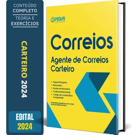 Apostila Completa Agente De Correios 2024 Carteiro MercadoLivre