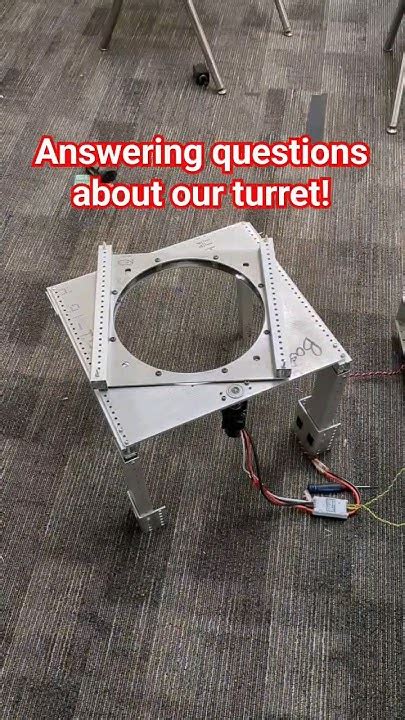 Turret Q A For Frc Crescendo Offseason Project Youtube