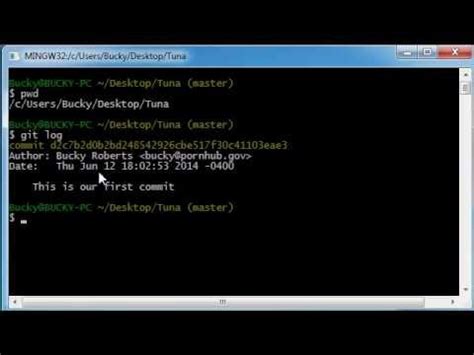 Git Tutorial Adding Files And The Commit Log YouTube