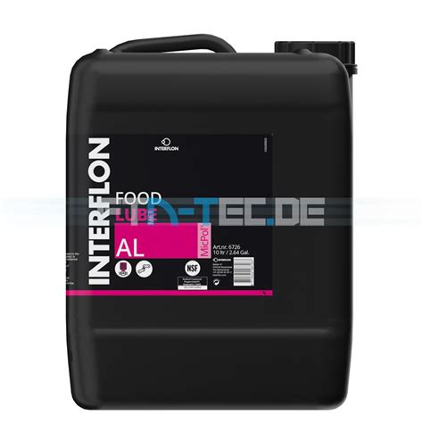 Interflon Food Lube AL (Kanister) 10 Liter | FTN-TEC - DER PROFISHOP