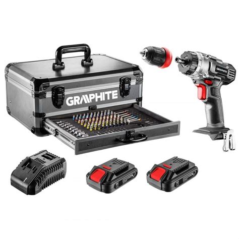 SKRUVDRAGARE Skruvdragare Borrmaskin 2st Li Ion 18V 2Ah Batterier