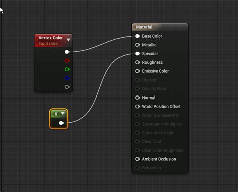 Vertex Colors From Imported Mesh Look Lighter In Ue4 When Compared To
