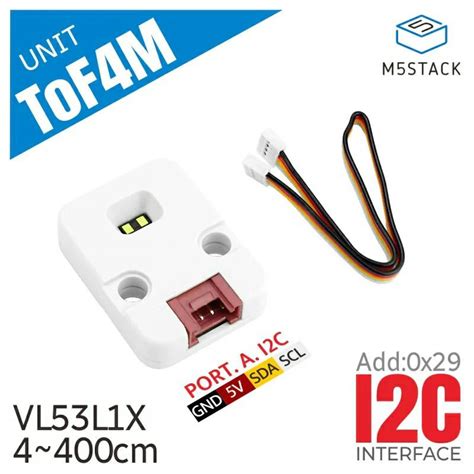 M5stack Tof4m Unit Time Of Flight Afstandssensor Vl53l1x M5stack U172