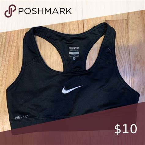 Nike Pro Sports Bra Lightly Worn Slight Wear On The Swoosh Nike