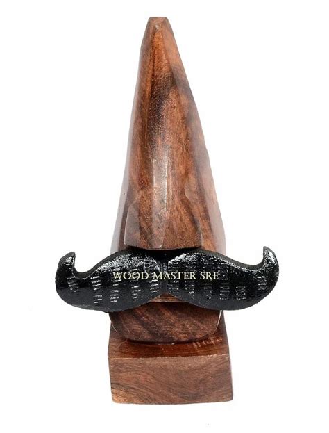 Handmade Wooden Nose Shaped Spectacle Specs Eyeglass Holder Stand With