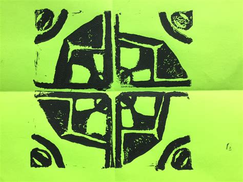 Tile Design Printmaking Series 2 Art With Ms Audrey