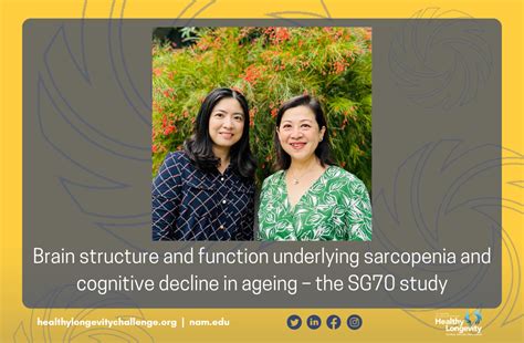 Brain Structure And Function Underlying Sarcopenia And Cognitive Decline In Ageing The Sg70