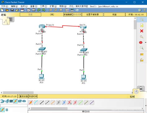 计算机网络实验（思科模拟器cisco Packet Tracer）——路由器配置ciscopacket Tracer中用给路由器配置参数