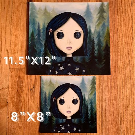 8x8 Coraline Jones Print Of Original Oil Painting New Etsy