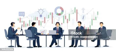 차트와 그래프로 재무 데이터를 분석하는 사업가들 회의 회의 계획 보고서 시장 분석 회계 직장에서의 상인 재무 분석가 모임에 대한