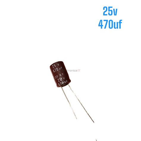 Capacitor Electrolitico 25v 470uf 10x16mm 105° Chemicon Capacitor 470uf