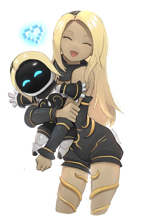 Kaphrin Kitten Gravity Daze Astro Bot Series Gravity Daze Absurdres Commentary English