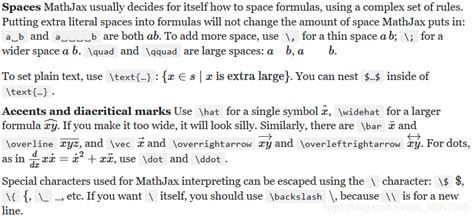 Markdown语法中输入数学公式（mathjax）及特殊符号markdown特殊符号怎么打 Csdn博客