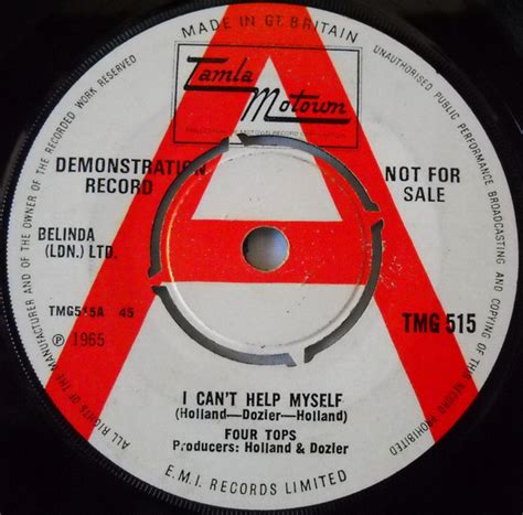Four Tops I Cant Help Myself 1965 4 Prong Centre Vinyl Discogs