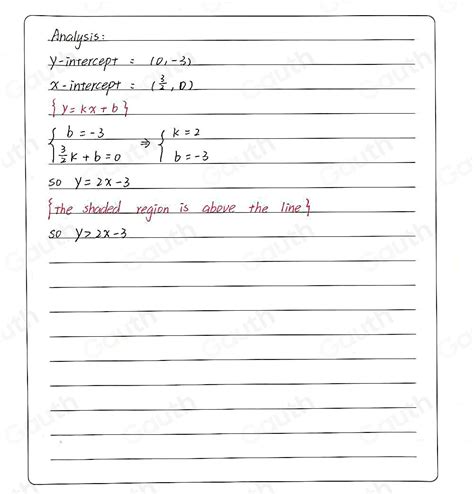 Solved E Movement Of The Which Inequality Has The Graph Shown Below Y 1 2 X 3 Y
