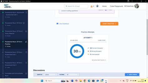 Learningprogress Nxtwave Ccbp Consistency Day6 Sreenivas Seenu