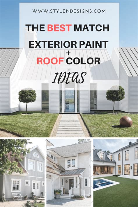 Modern Exterior Paint Colors With Black Roof The Only Other Color I