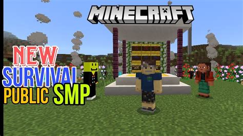 New Public Smp Server Minecraft Pe And Java 119 Smp For Mcpe 119