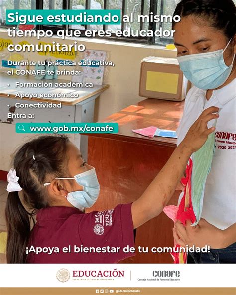 Conafe on Twitter Pon al centro de la educación a tu comunidad Si te interesa la práctica