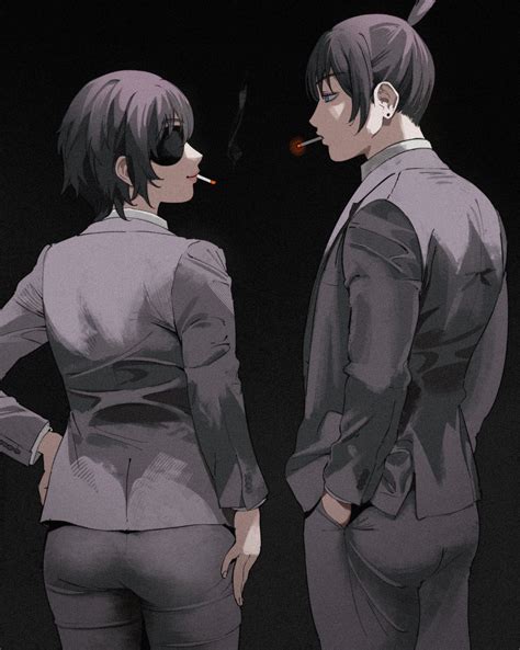 Hayakawa Aki And Himeno Chainsaw Man Drawn By Giganticbuddha Danbooru