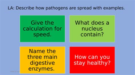 Infection And Response Ks3 Teaching Resources